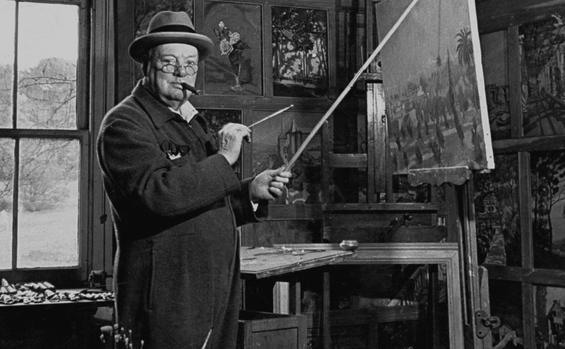 Churchill Paintings Exhibition Portrays Family Ties With Georgia ...