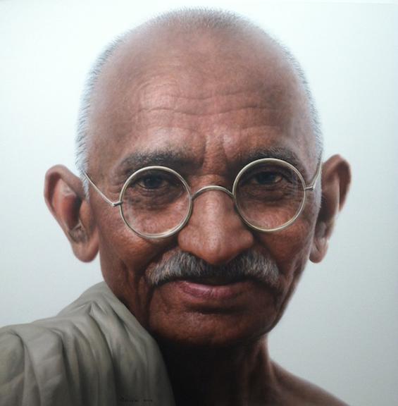 Atlanta Artist's Gandhi Portrait Boosts Georgia-India Relations ...