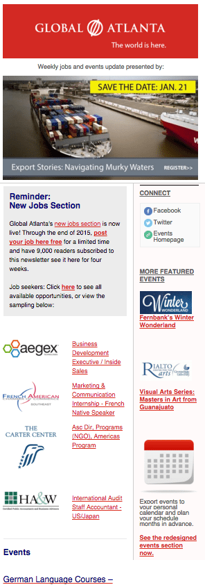 Post a Job - Global Atlanta